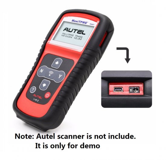 USB Cable for Autel MaxiTPMS TS401 scanner software update|Autel ...