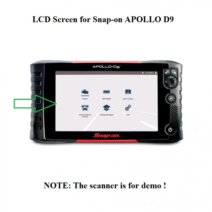 LCD Screen Display Replacement for Snap-on APOLLO D9 Scan Tool|Snap-on ...