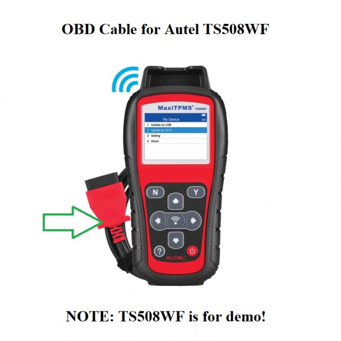 OBD Cable Diagnostic Cable for Autel MaxiTPMS TS508WF|Autel-TS508WF ...