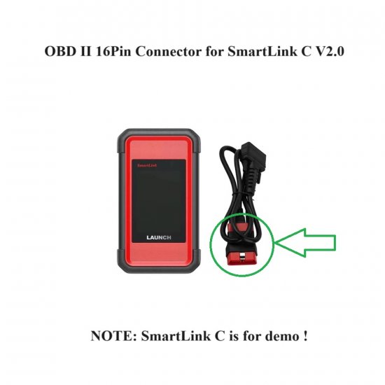 OBD2 Connector OBD2 Adapter for LAUNCH SmartLink C V2.0|LAUNCH ...