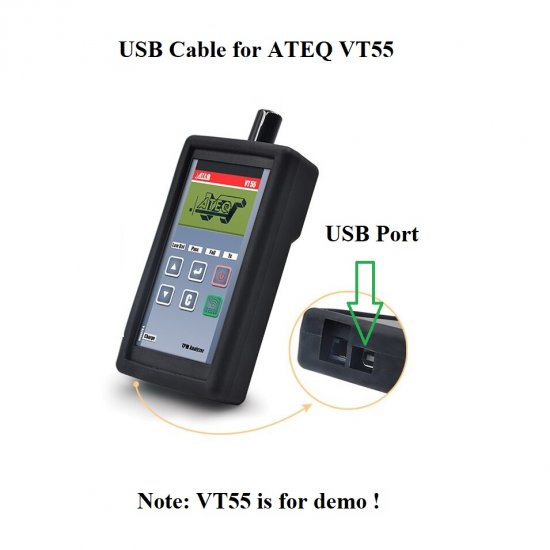 USB Cable for ATEQ VT55 TPMS Tool Software Update|ATEQ-VT55|ATEQ TPMS