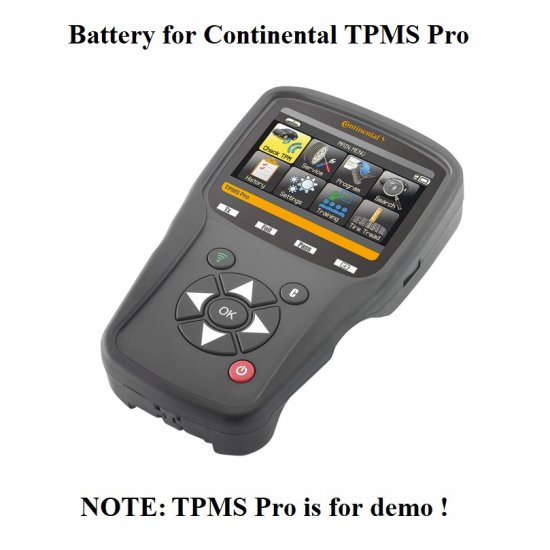 Battery Replacement for Continental TPMS Pro Service Tool|Continental ...