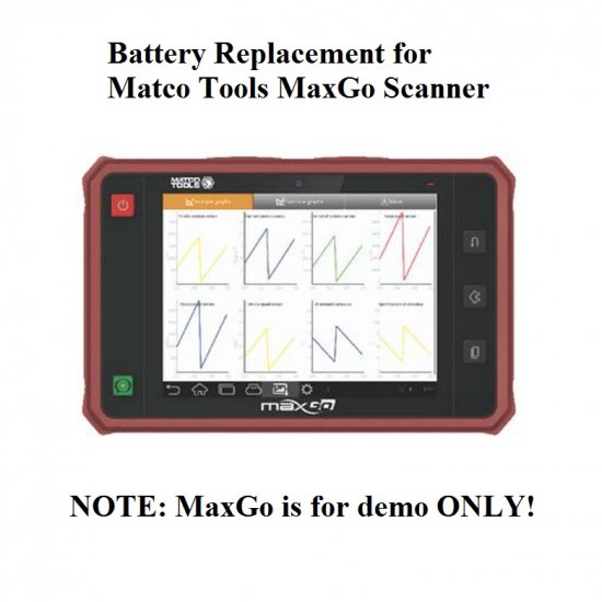 Battery Replacement for Matco Tools MAXGO MDMAXGO Scan Tool|Matco-MaxGo ...