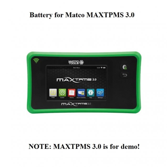 Battery Replacement for Matco Maximus TPMS 3.0 MAXTPMS 3.0|Matco ...