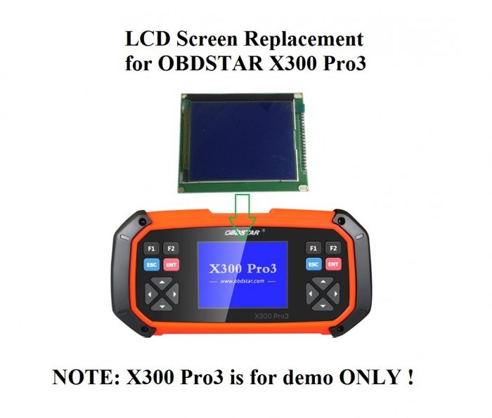 LCD Screen Display Replacement for OBDSTAR X300 Pro3 Programmer|OBDSTAR ...
