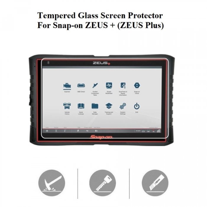 Tempered Glass Screen Protector for Snap-on ZEUS+ EEMS348|Snap-on ...