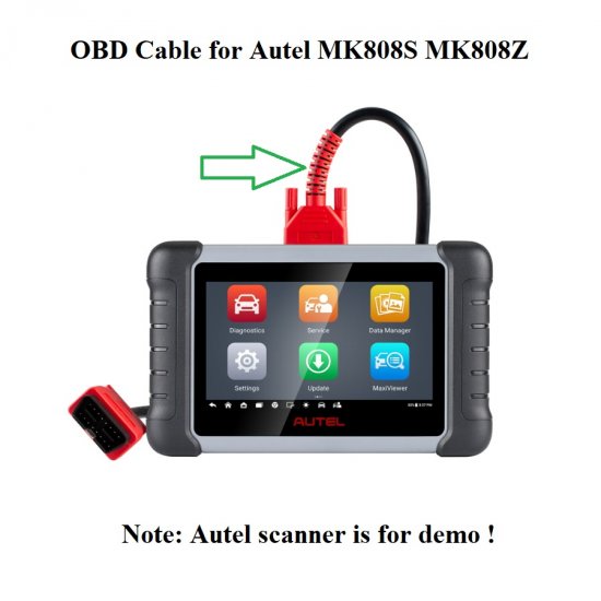 OBD Cable Diagnostic Cable for Autel MaxiCOM MK808S MK808Z|Autel-MK808S ...
