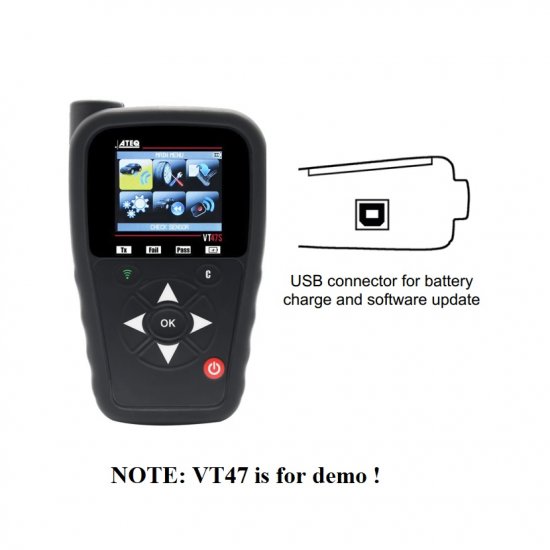 AC DC Power Adapter Wall Charger for ATEQ VT47 VT47S TPMS Tool|ATEQ ...