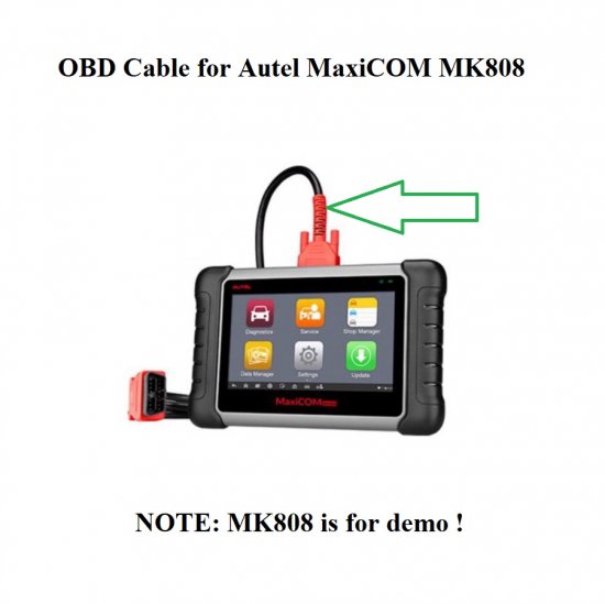 OBD2 16Pin Diagnostic Cable Main Cable for AUTEL MaxiCOM MK808|Autel ...