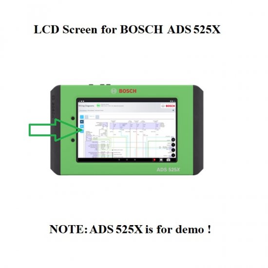 LCD Screen Display Replacement for BOSCH ADS 525X ADS525X|BOSCH-ADS525X ...
