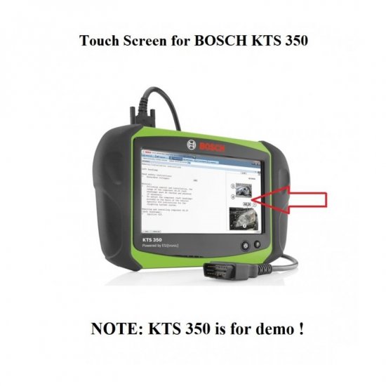 Touch Screen Digitizer Replacement for BOSCH KTS 350 Scan Tool|BOSCH ...