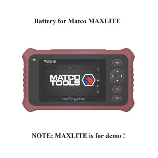 Battery Replacement for Matco Tools MAXIMUS Lite MAXLITE|Matco ...