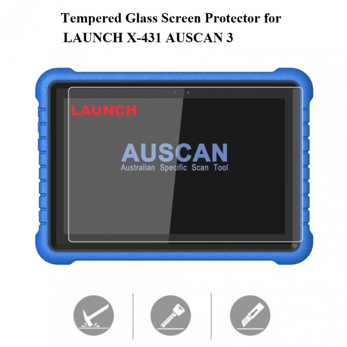 Tempered Glass Screen Protector for LAUNCH X431 AUSCAN 3|LAUNCH-X431 ...