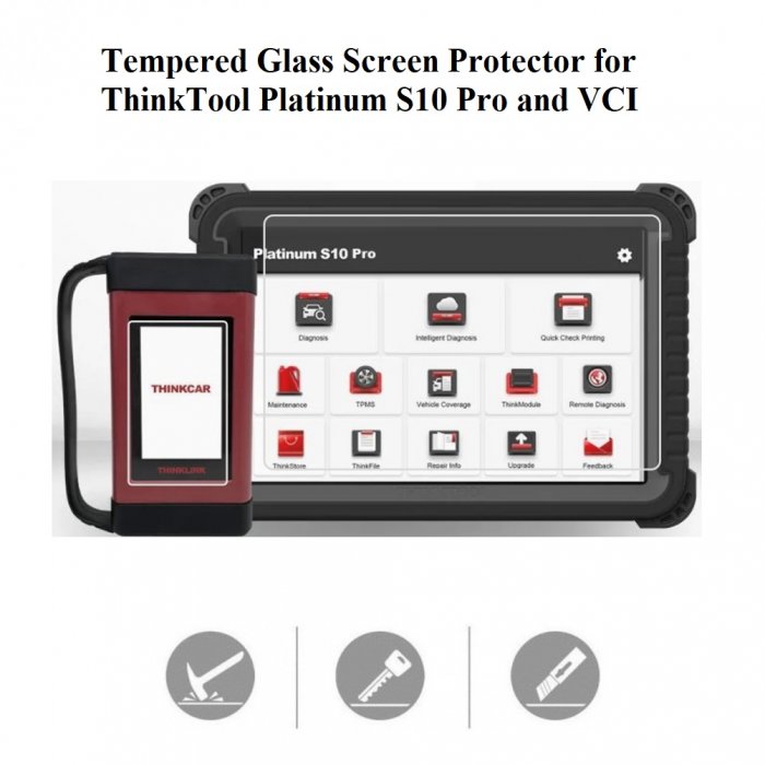 Tempered Glass Screen Protectors for THINKCAR PLATINUM S10 PRO ...