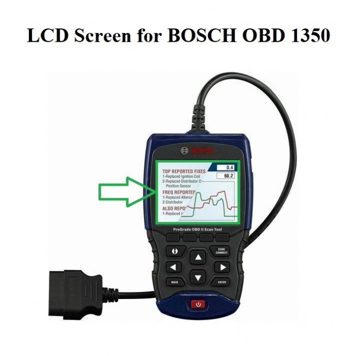 LCD Screen Display Replacement for BOSCH OBD 1350 Scan Tool|BOSCH ...