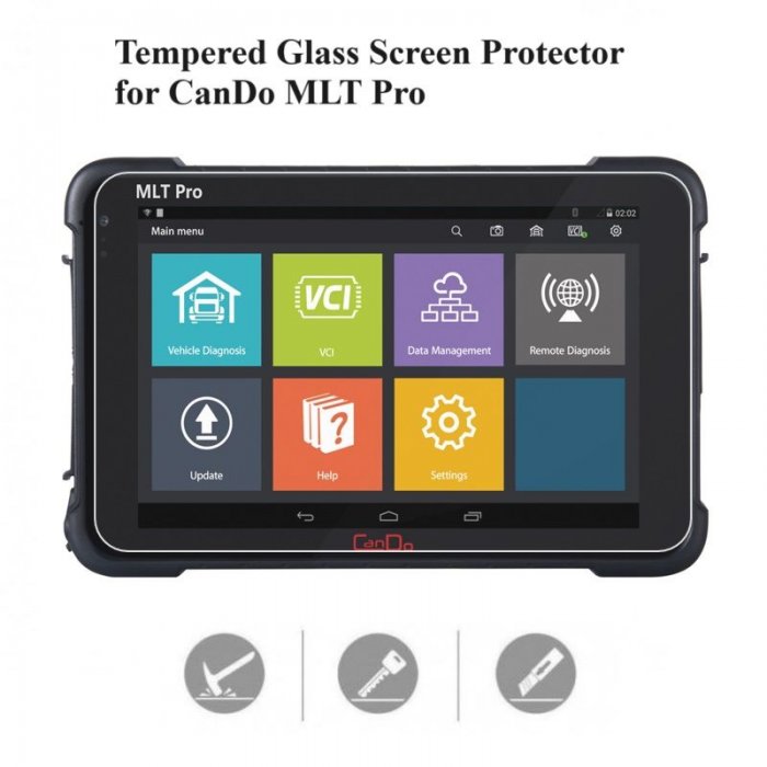 Tempered Glass Screen Protector for CanDo MLT Pro Scan Tool|CanDo-MLT ...