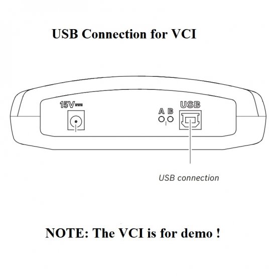 USB Cable for OTC 3895 Genisys Touch VCI USB Connenction|OTC3895 ...