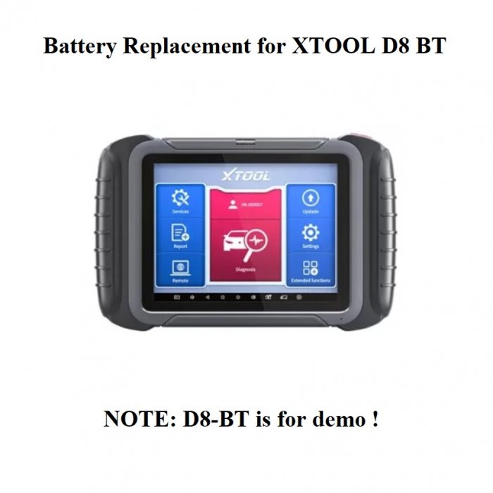 Battery Replacement for XTOOL D8 D8BT Diagnostic Tool|XTOOL-D8|XTOOL ...