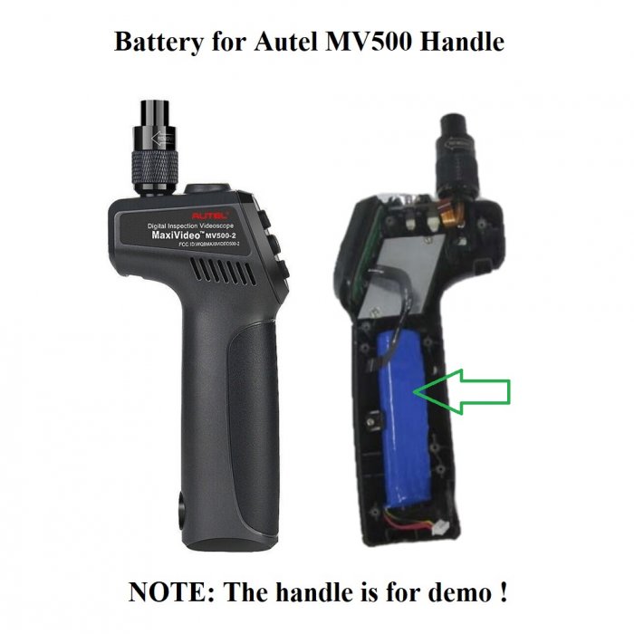 Battery Replacement for Autel MaxiVIDEO MV500 Camera Handle|Autel-MV500 ...