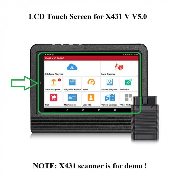 8inch LCD Touch Screen Digitizer for LAUNCH X431 V V5.0 Scanner|LAUNCH ...