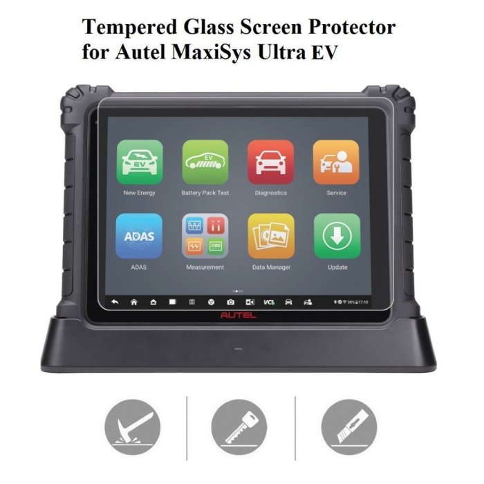 Tempered Glass Screen Protector for Autel MaxiSYS Ultra EV|Autel-Ultra ...