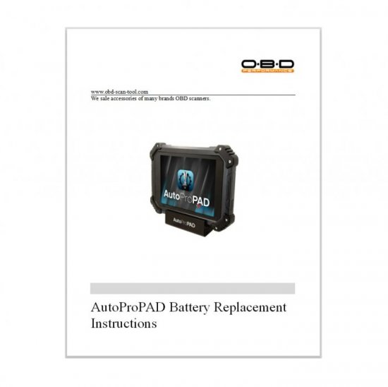 Battery Replacement for XTOOL AutoProPAD FULL Key Programmer|XTOOL ...