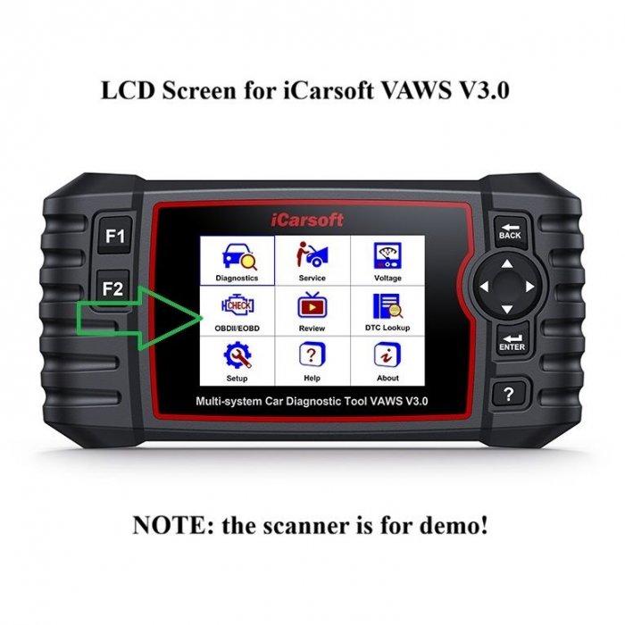 LCD Screen Display Replacement for iCarsoft VAWS V3.0 Scanner|iCarsoft ...