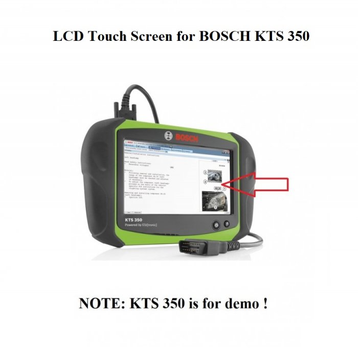 LCD Touch Screen Digitizer Replacement for BOSCH KTS 350 Scanner|BOSCH ...