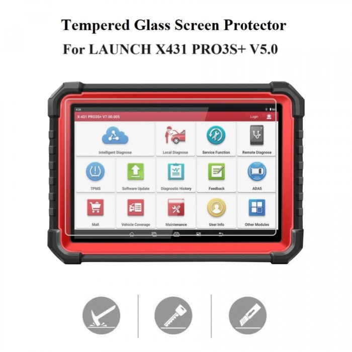 Tempered Glass Screen Protector for LAUNCH X431 PRO3S+ V5.0|LAUNCH-X431 ...