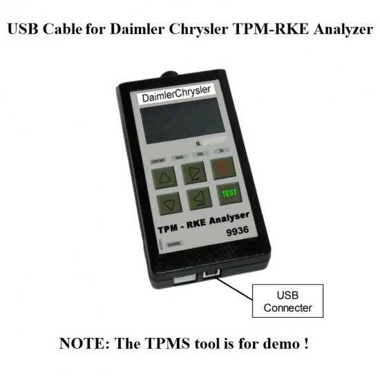 USB Cable For Daimler Chrysler TPM-RKE Analyzer Software Update|DC-9936 ...