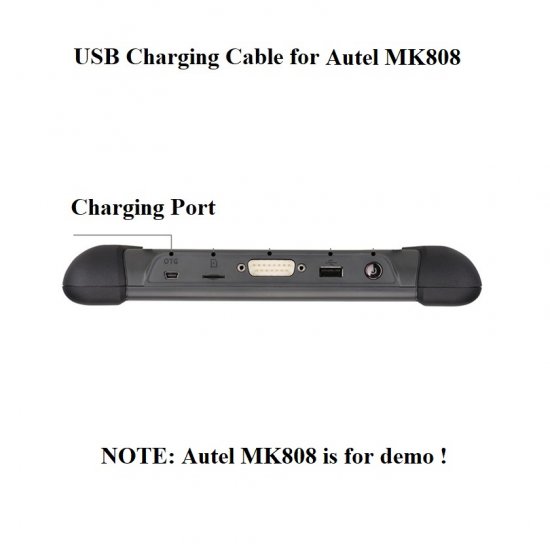 USB Charging Cable for Autel MaxiCOM MK808 MK808TS MK808BT|Autel-MK808 ...
