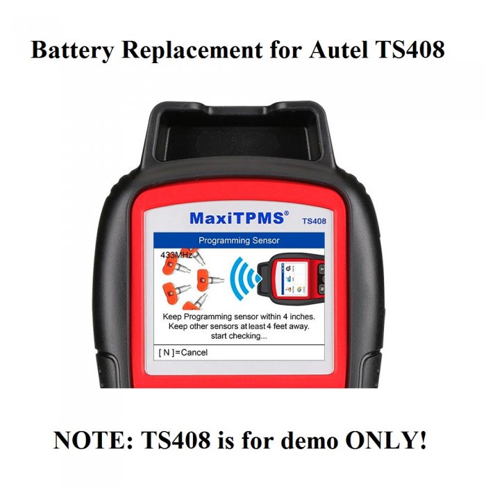 Battery Replacement for Autel MaxiTPMS TS408 TPMS Sevice Tool|Autel ...