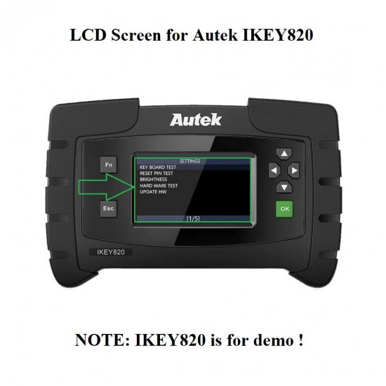 LCD Screen Display Replacement for Autek IKEY820 Programmer|Autek ...