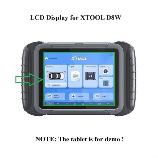 LCD Screen Display Replacement For XTOOL D8W Scan Tool|XTOOL-D8W|XTOOL ...