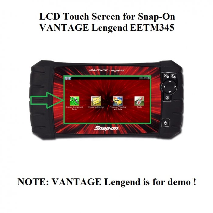 LCD Touch Screen Digitizer for SNAP-ON VANTAGE Legend EETM345|Snap-on ...