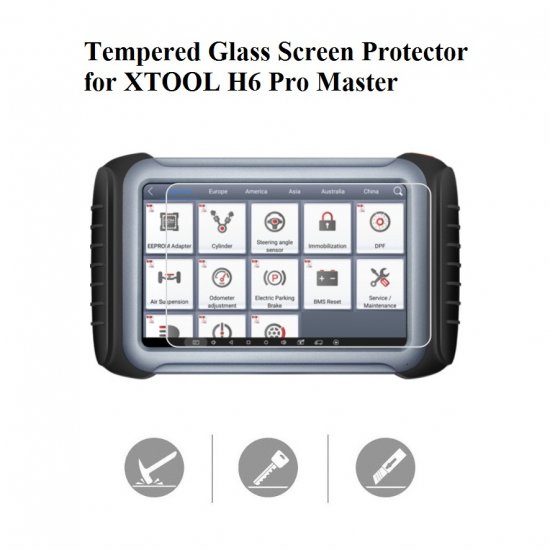 Tempered Glass Screen Protector for XTOOL H6 Pro Master H6D|XTOOL-H6Pro ...