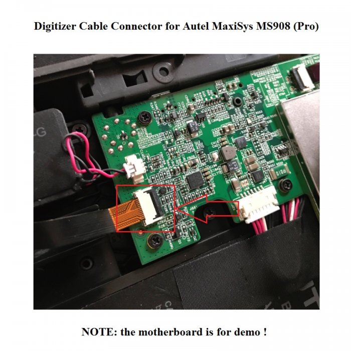 Touch Screen Digitizer Cable Connector for Autel Maxisys MS908 P|Autel ...