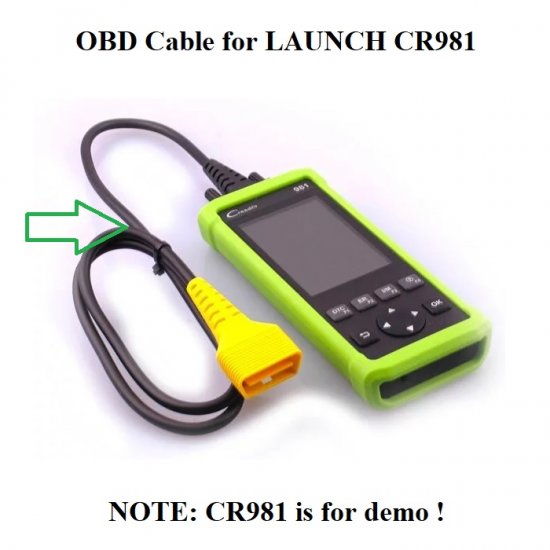 OBD2 Cable Diagnostic Cable for LAUNCH CR981 Creader 981 Scanner|LAUNCH ...