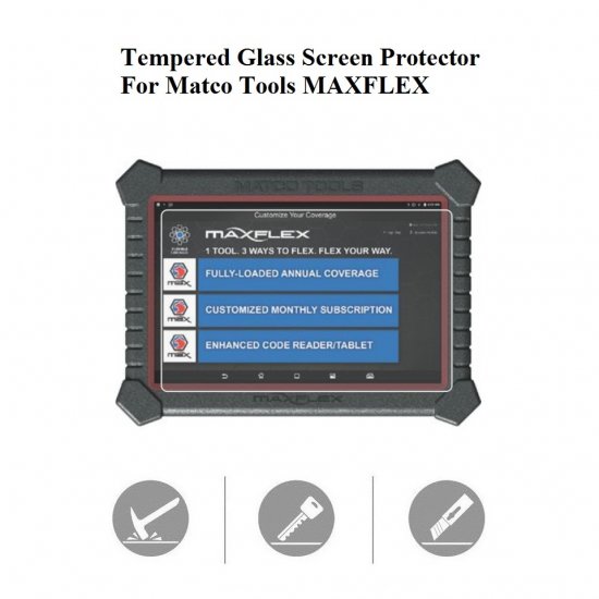 Tempered Glass Screen Protector for MATCO TOOLS MAXFLEX Scanner|Matco ...