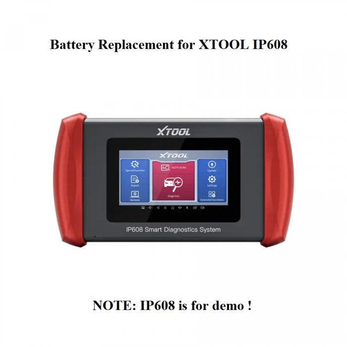 Battery Replacement for XTOOL InPlus IP608 Scan Tool|XTOOL-IP608|XTOOL ...