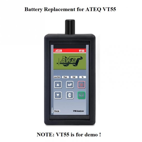 Battery Replacement for ATEQ VT55 TPMS Diagnostic Tool|ATEQ-VT55|ATEQ TPMS