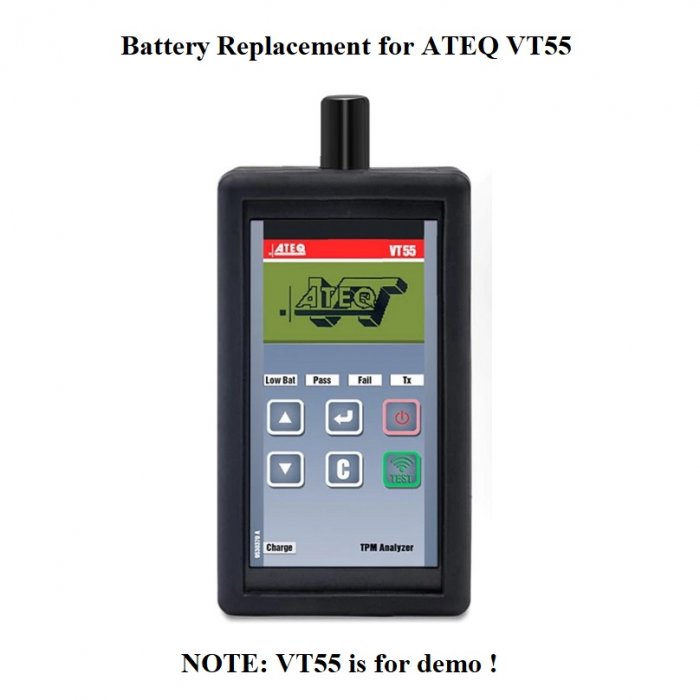 Battery Replacement for ATEQ VT55 TPMS Diagnostic Tool|ATEQ-VT55|ATEQ TPMS
