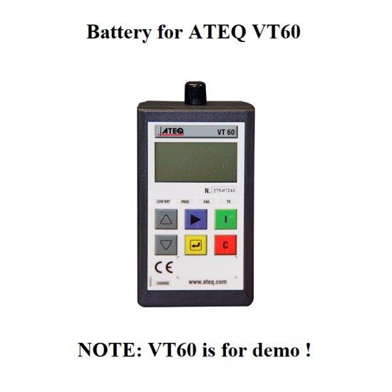 Battery Replacement for ATEQ VT60 VT60S TPMS Tool|ATEQ-VT60|ATEQ TPMS