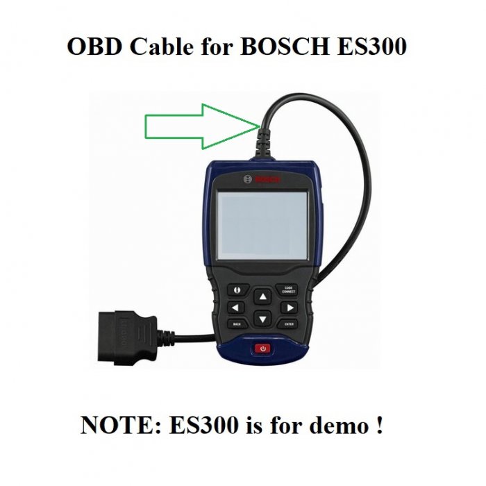 OBD2 Cable Diagnostic Cable for BOSCH ES300 ECU Scanner|BOSCH-ES300 ...