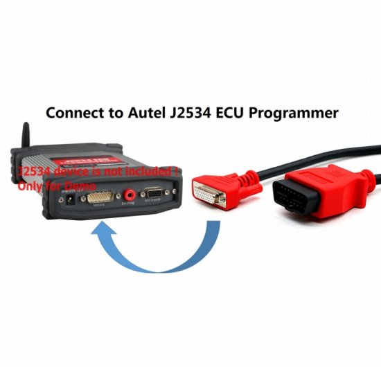 J2534 Program Cable for Autel Maxisys Pro MS908P CV Elite|Autel-MaxiSys ...