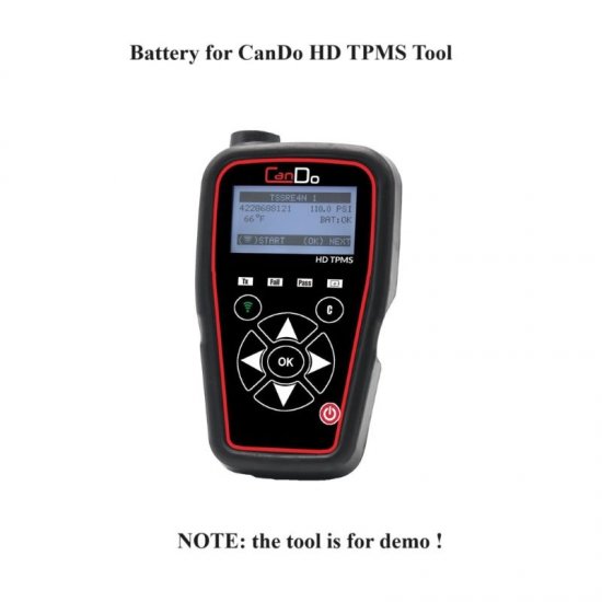 Battery Replacement for CanDo HD TPMS Tool|CanDo-HD-TPMS|Replacement Parts