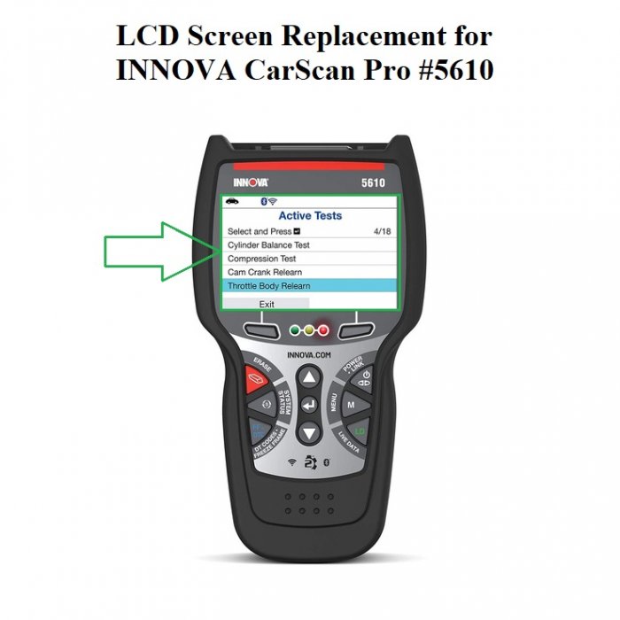 LCD Screen Display Replacement for INNOVA CarScan Pro 5610|INNOVA-5610 ...
