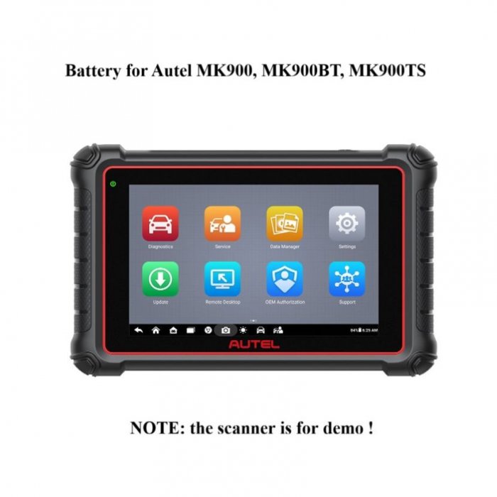 Battery Replacement for Autel MK900 MK900BT MK900TS Scanner|Autel-MK900 ...