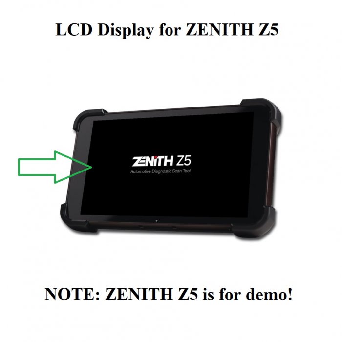 LCD Screen Display Replacement for Zenith Z5 Diagnostic Tool|Zenith-Z5 ...
