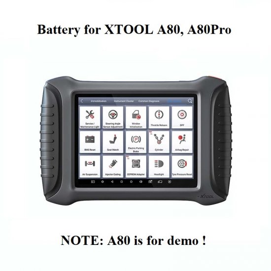 Battery Replacement for XTOOL A80 A80Pro Diagnostic Scan Tool|XTOOL-A80 ...